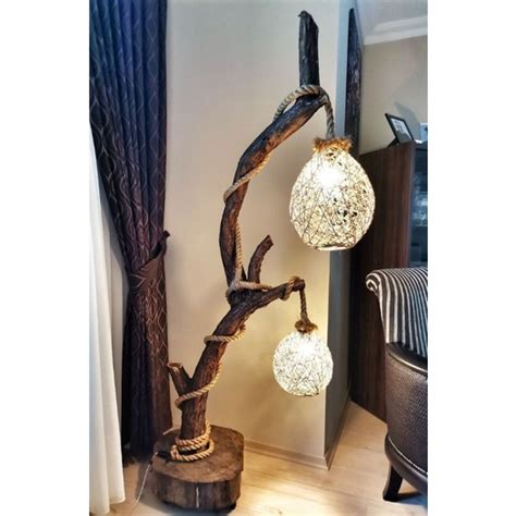 Jual Lampu Hias Rustyc Duduk Kayu Lampu Hias Kayu Lampu Hias Keren Lampu Hias Bonsai Lampu Hias