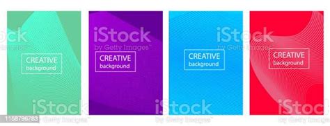 추상적 인 라인과 기하학적 패턴과 다채로운 그라데이션 커버 디자인 0명에 대한 스톡 벡터 아트 및 기타 이미지 0명 개체 그룹 계획 Istock