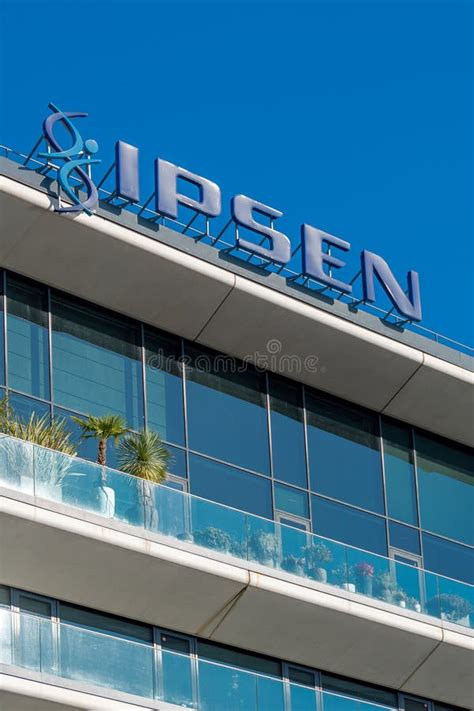 Sign And Logo On The Ipsen Headquarters Boulogne Billancourt France Editorial Image Image Of