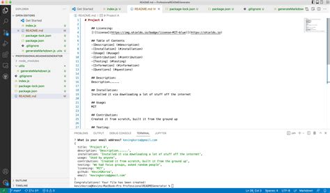 Github Kevingkorzaprofessionalreadmegenerator