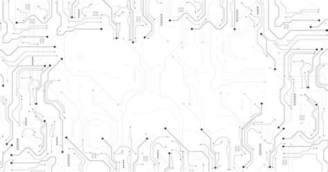 Premium Vector Technology Black Circuit Diagram Concept
