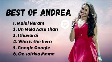 Best Of Andrea Voice Of Andrea Andrea Songs Andrea Hit Songs