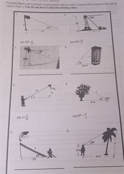 For Each Figure Use A Primary Trigonometric Ratio Gauthmath