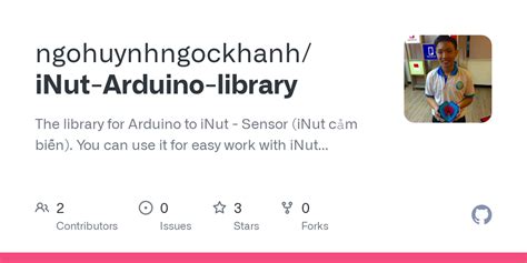 Github Ngohuynhngockhanh Inut Arduino Library The Library For Arduino To Inut Sensor Inut