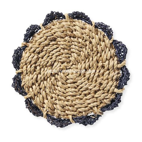 Wholesale Seagrass Coaster Set Of 4 Vietnam Manufacturer
