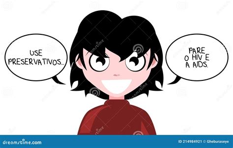 stop hiv and aids promotional image prevention portuguese isolated