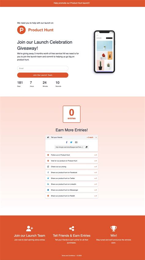 Product Hunt Launch Kickofflabs