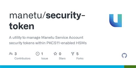 Github Manetusecurity Token A Utility To Manage Manetu Service
