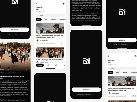 Ios News App Design By Muhammad Azhar On Dribbble