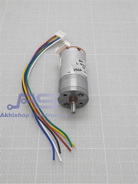 High Speed Motor Dc 25ga370 12v 1000rpm W Encoder Lazada Indonesia
