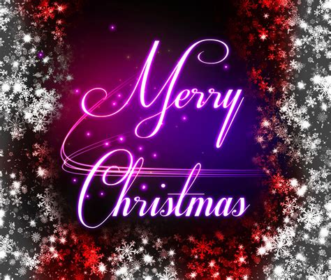 Merry Christmas Wishes Text In Purple ⋆ Imagery