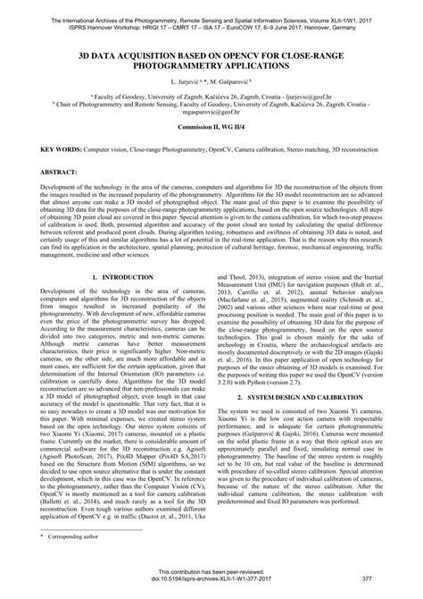 3d Reconstruction From 2d Images Opencv