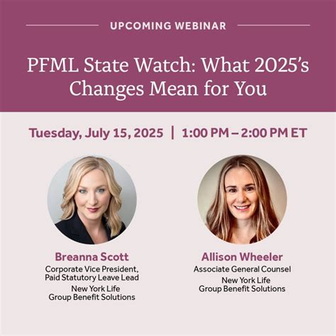 Pfml Laws Are On The Move—are You Ready For Whats Next New York