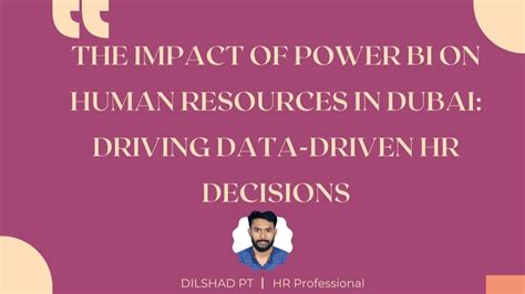 The Impact Of Power Bi On Human Resources In Dubai Driving Data Driven