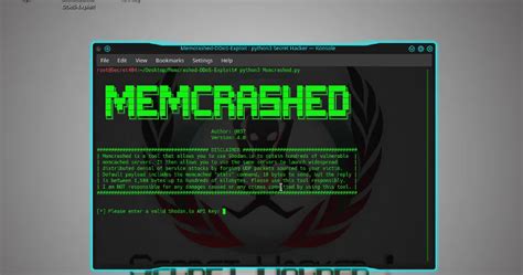 memcrashed ddos exploit install github best hacking tools