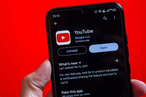 Afyonkarahisar Turkey December YouTube Android Application Displayed On Smartphone