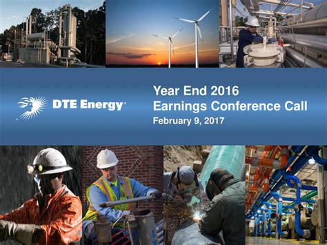 Dte Energy Company 2016 Q4 Results Earnings Call Slides Nysedte