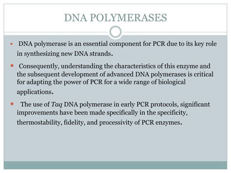 Pcr And Its Application Pptx Chemistry Science