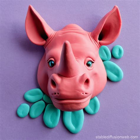Stuck Rhino Stable Diffusion Online