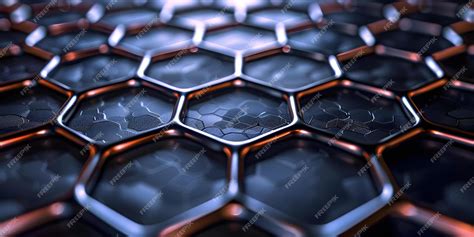 Premium Photo Unveiling The Hexagonal Pattern Of Graphene Lattice
