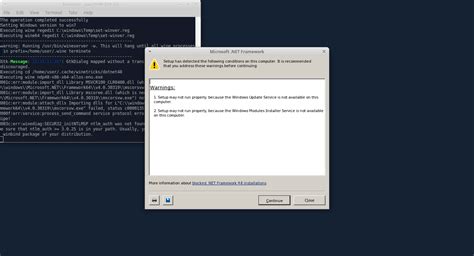 Failing To Install NET Framework From Winetricks Ask Ubuntu