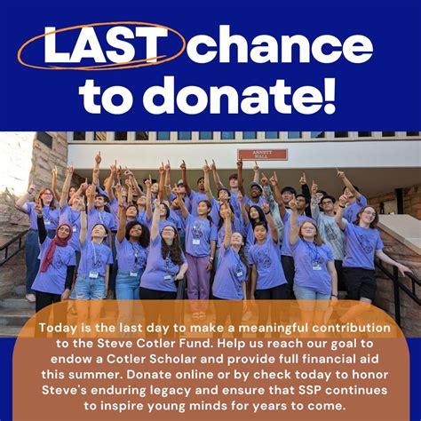 The Summer Science Program On Linkedin Stevecotlerfund Lastday Ssp