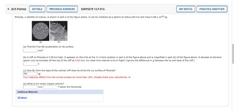 Solved 4 [0 5 Points] Details Previous Answers Serpset9