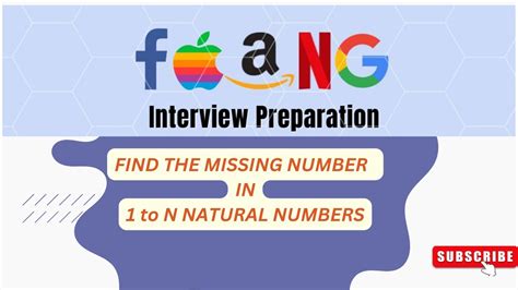 Find The Missing Number Python Coding Faangcodinginterviewpreparation Faangpreparation