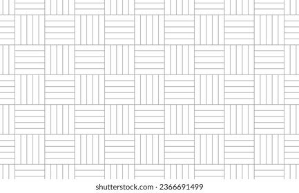 Simple Basketweave Geometric Seamless Pattern Vector Stock Vector Royalty Free 2366691499