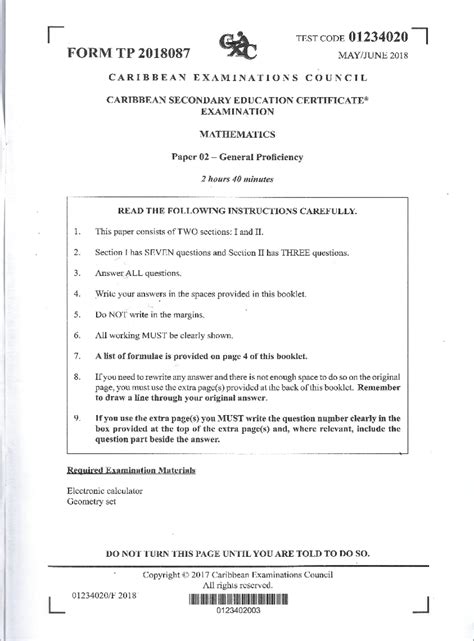 Csec Add Maths 2015 Paper 2 Iiiiiiiiiii Iiiiiiiiiii Iiiiiiiiiii