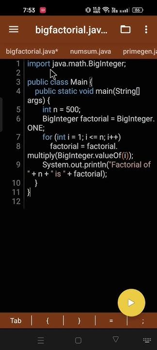 Computing Factorials Of Large Numbers In Java Youtube