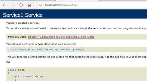 C How To Connect Localhost Wcf Service With Asp Net 4 0 Stack Overflow