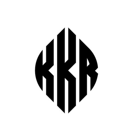 Premium Vector Kkr Circle Letter Logo Design With Circle And Ellipse