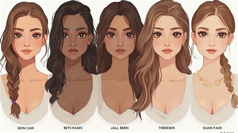 Cool Hair Colors By Skin Tone A Quick Reference Chart