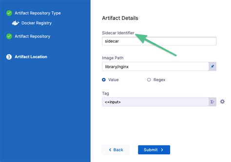 add a kubernetes sidecar container harness developer hub
