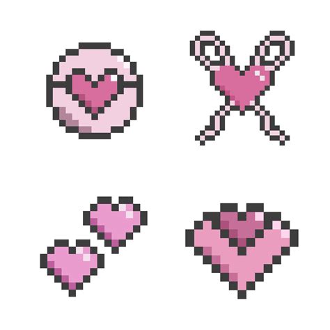 Love Pixel Art 46866310 Vector Art At Vecteezy