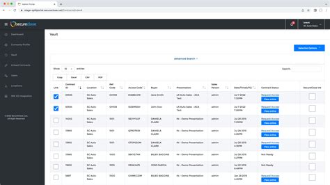 linking multiple transactions in the secureclose vault secureclose