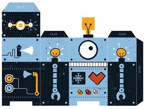 Printable Bot And Paper Toys Ideas To Save Today Paper Crafts Paper Robot Paper Dolls And