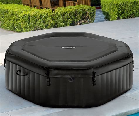 Надуваемo джакузи с водни и въздушни струи NTEX 28458 PureSpa Deluxe ...