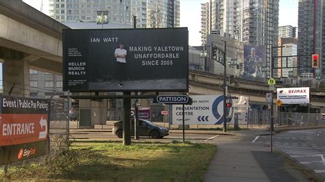 Vancouver Realtor Faces Threats Over Yaletown Billboard