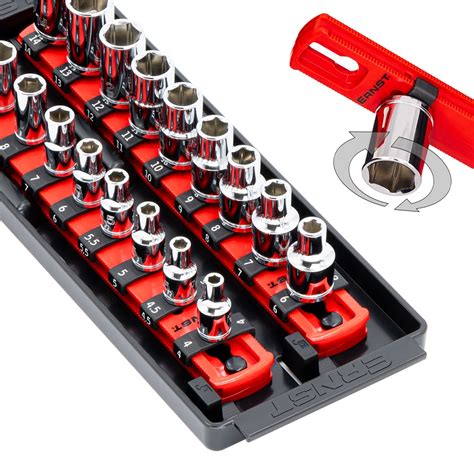 2 Rail Twist Lock Socket Boss® 8” Red 1 4 8552