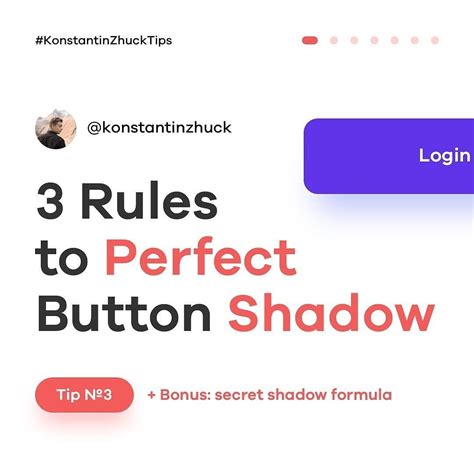 Rules To Perfect Button Shadow UIBundle