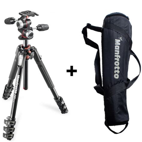 Manfrotto 190xpro Aluminum 3 Section Tripod With Horizontal Column Photography Photography