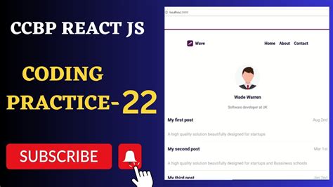 blog list coding practice 22 react js nxtwave ccbp 4 0 youtube