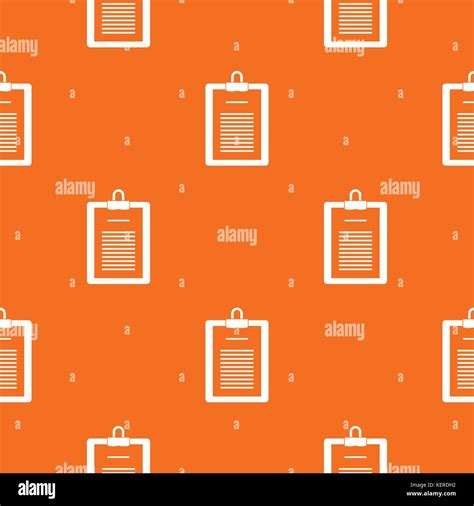 Clipboard With Checklist Pattern Seamless Stock Vector Image And Art Alamy
