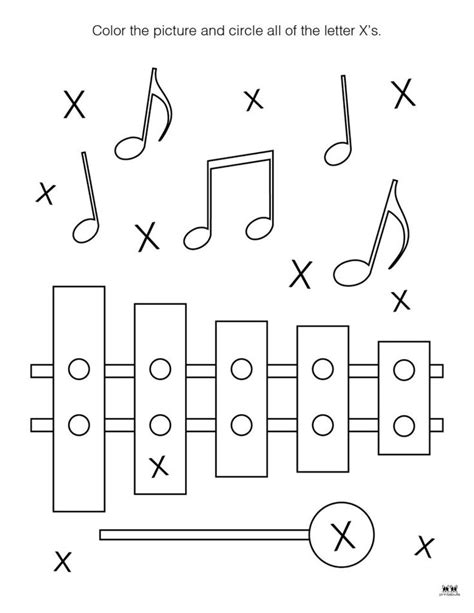 Choose From 50 Free Letter X Worksheets Perfect For Your Young