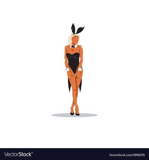 Sexy Bunny Girl Royalty Free Vector Image VectorStock