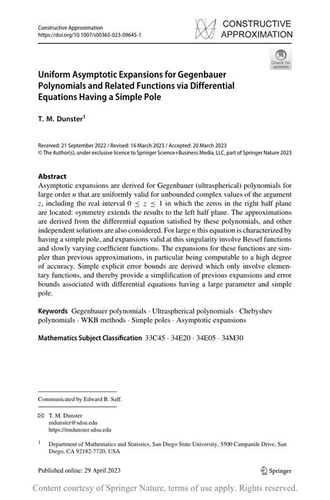 Uniform Asymptotic Expansions For Gegenbauer Polynomials And Related