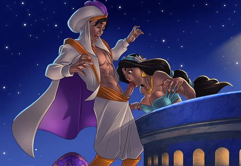 Rule 34 Aladdin Aladdin 1992 Disney Film Aladdin Character Balcony Big Breasts Blowjob