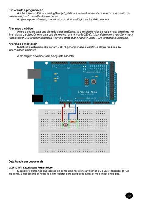 Arduino Introdução 10 Projectos